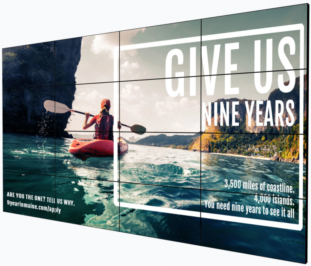 4x4 Video Wall Bundle - 55" - 3.5mm Bezel - Eflyn