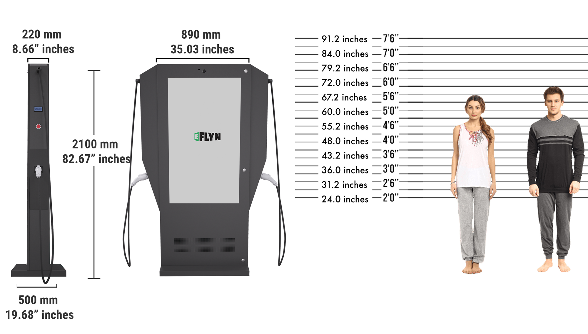 GE350 MaxCharge Smart EV Charging Station - Eflyn