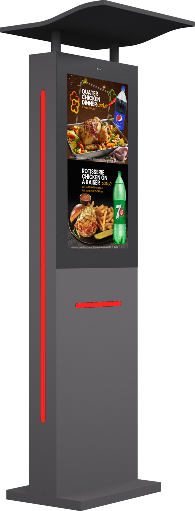 32" Outdoor Drive Thru Digital Menu Board D1 Series Single Screen - Eflyn